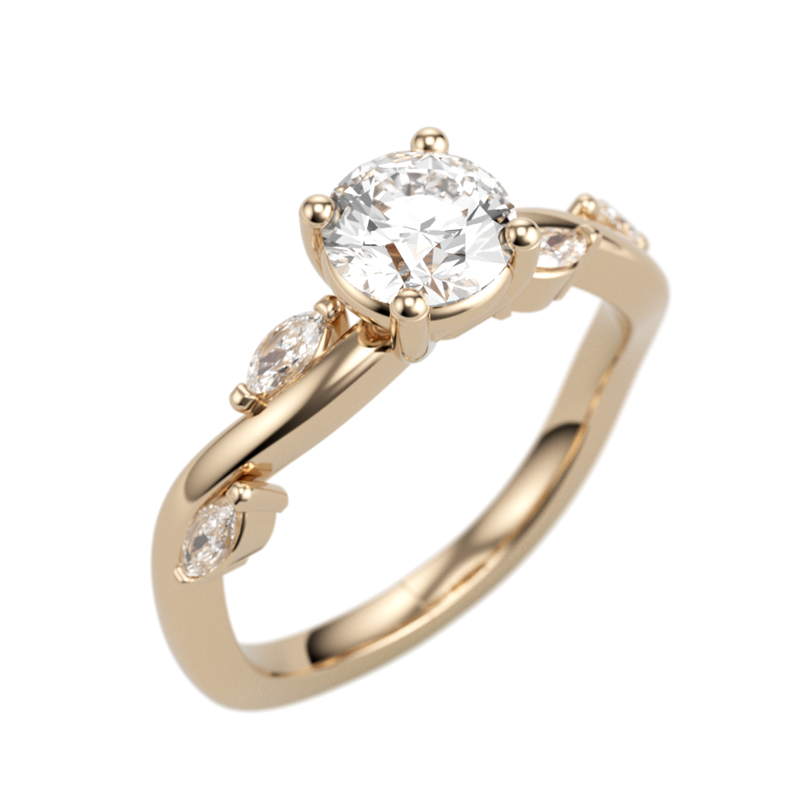 Floral Design Engagement Rings | Shop Citrus Studio